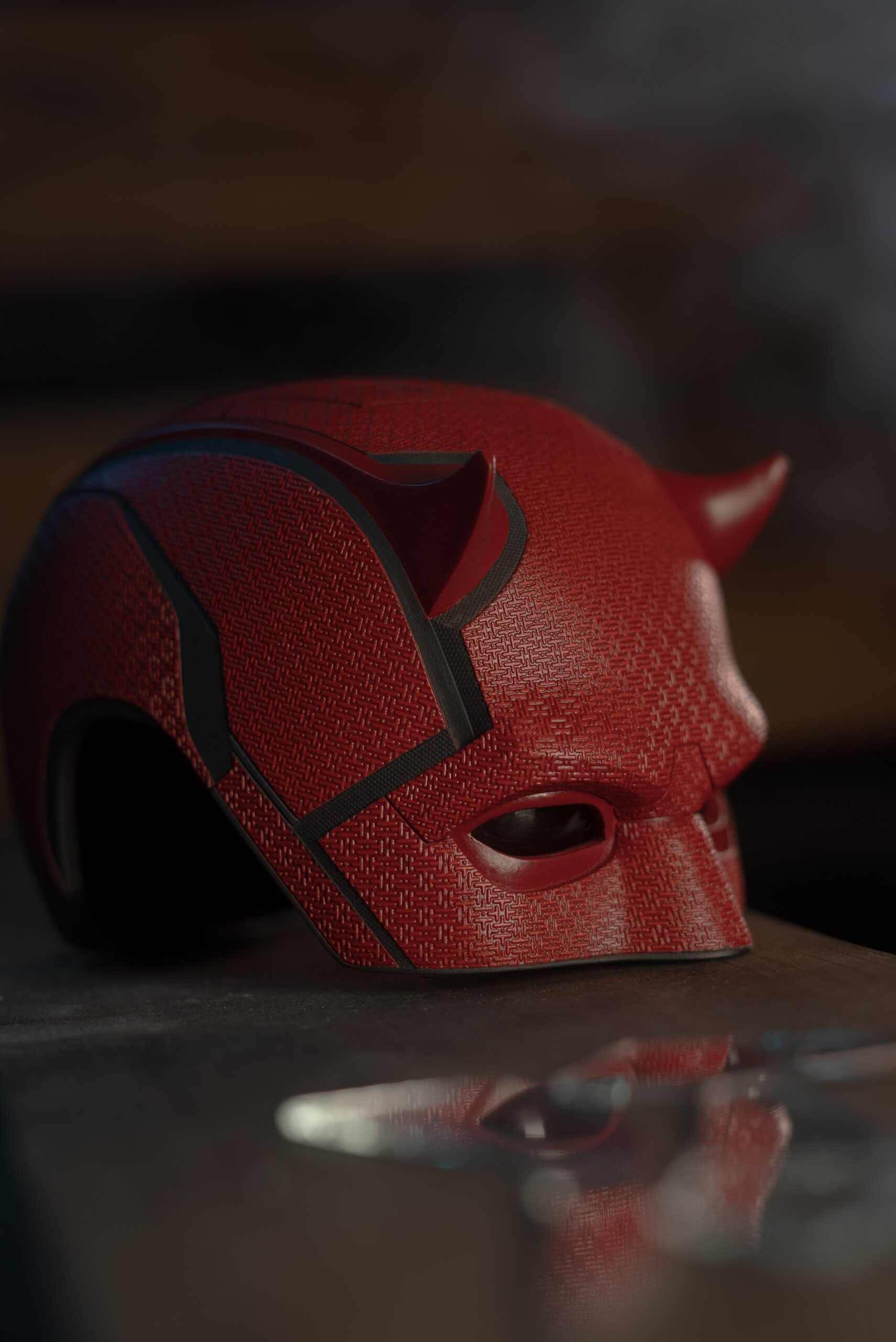 Daredevil Cowl Helmet Born Again 1:1 Design MiGranStudio - MiGranStudio